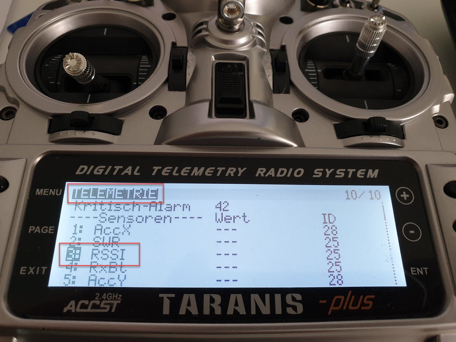 Mit der Taranis das RSSI Signal an Betaflight übertragen (OSD Anzeige ...